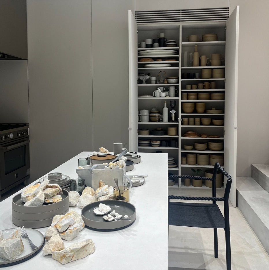 HASAMI PORCELAIN x SHIHARA: Grey Collection Installation at Shihara To ...