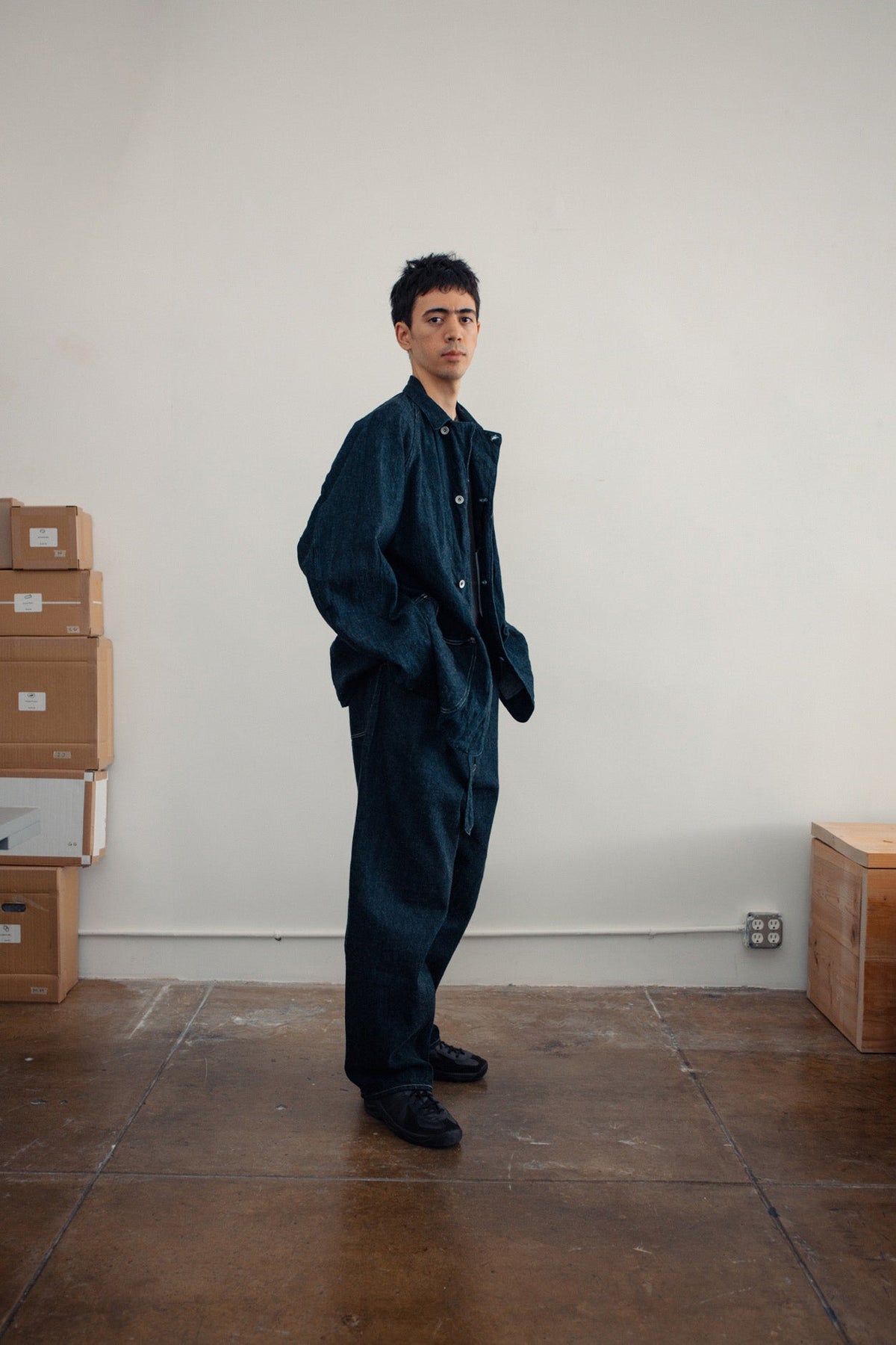 Comoli Denim Work Jacket | Tortoise General Store