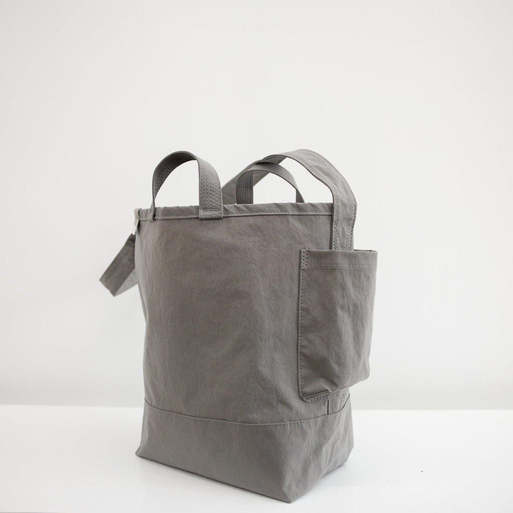 ANUNFOLD Side Pocket Tote Bag PT - Gray | Tortoise General Store