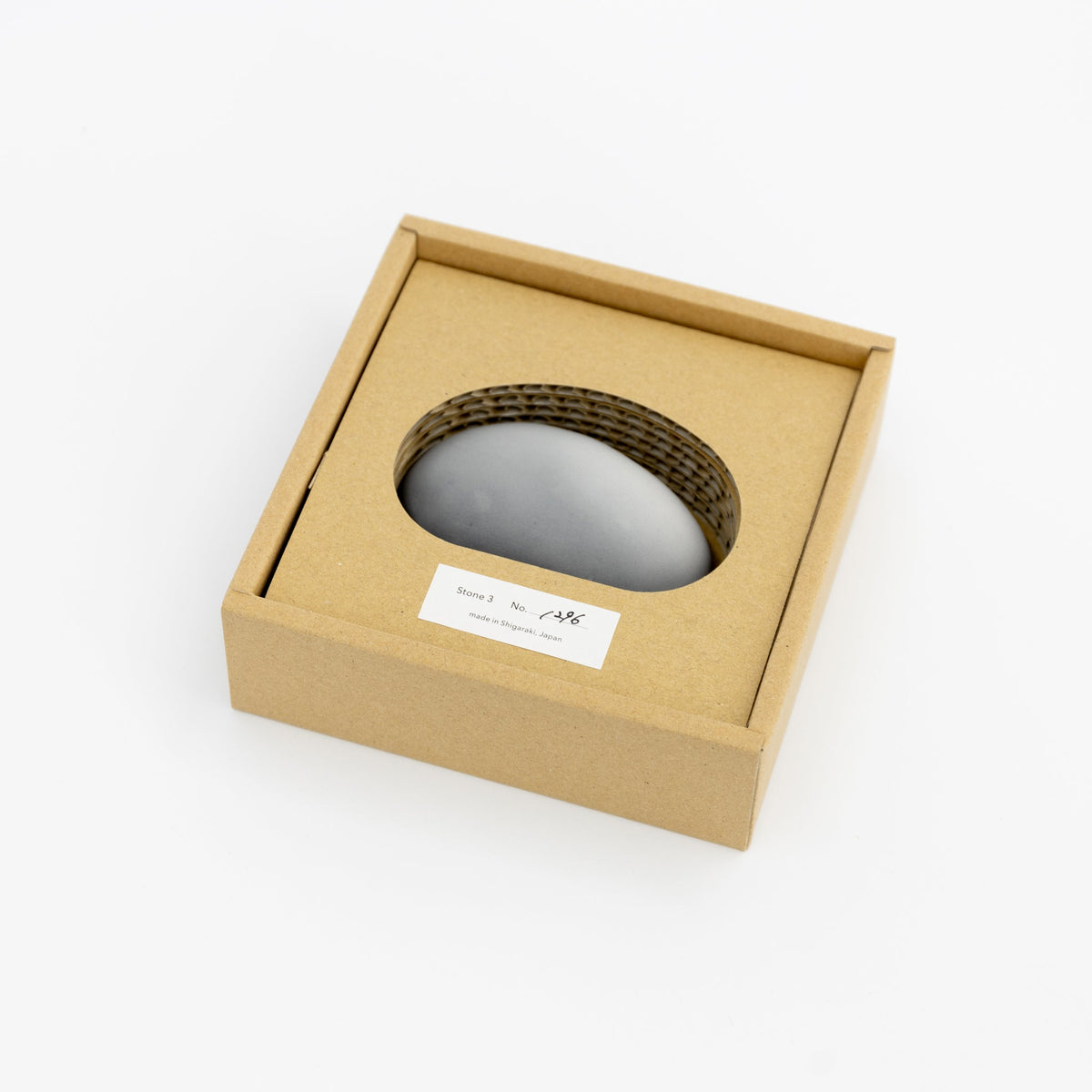 Elemense Pottery Stone Diffuser in White & Gray | Tortoise General Store