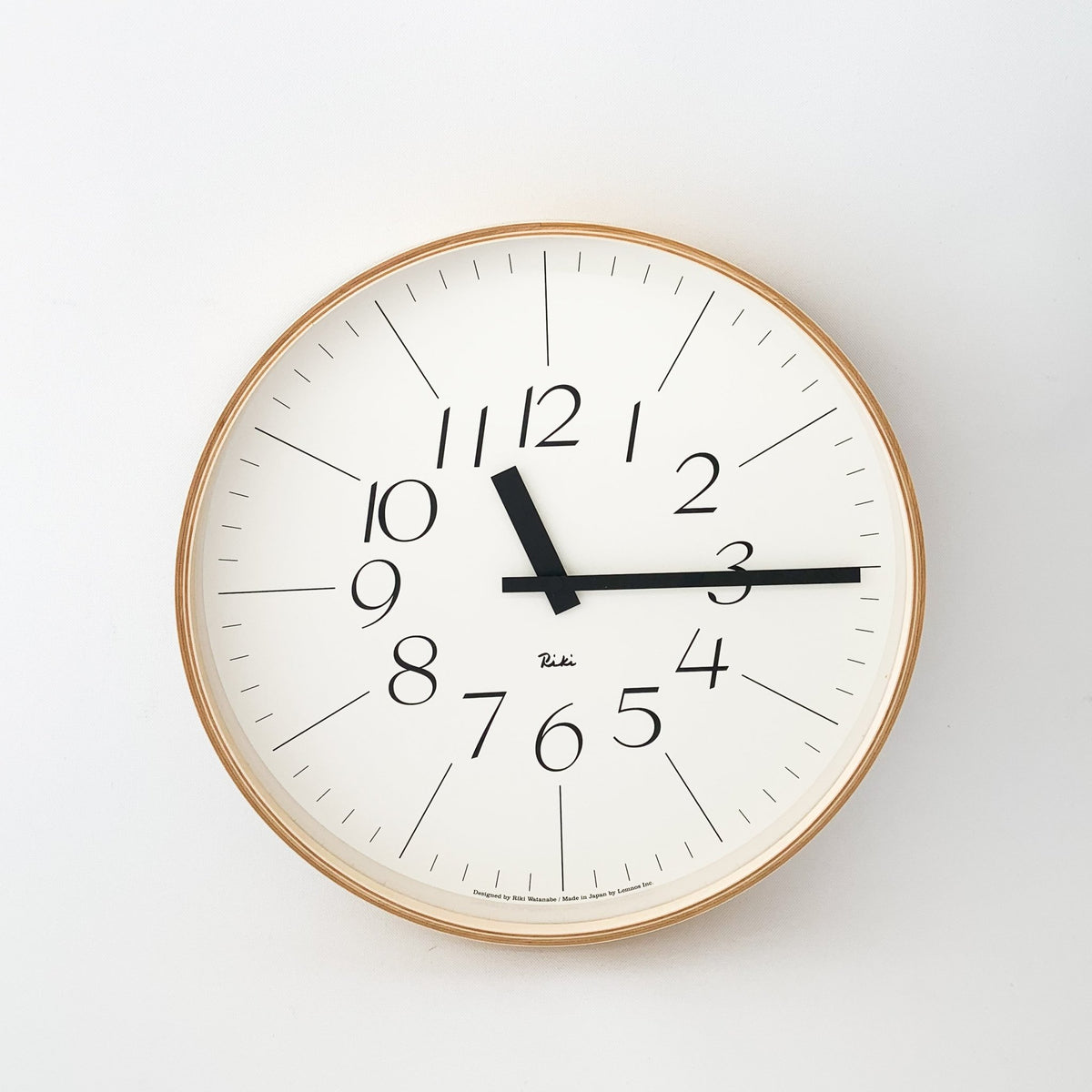 Riki Numbers Clock | Tortoise General Store
