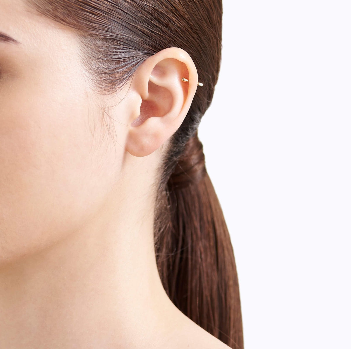 Shihara Diamond Twist Pin Earring 01 | tortoise general store