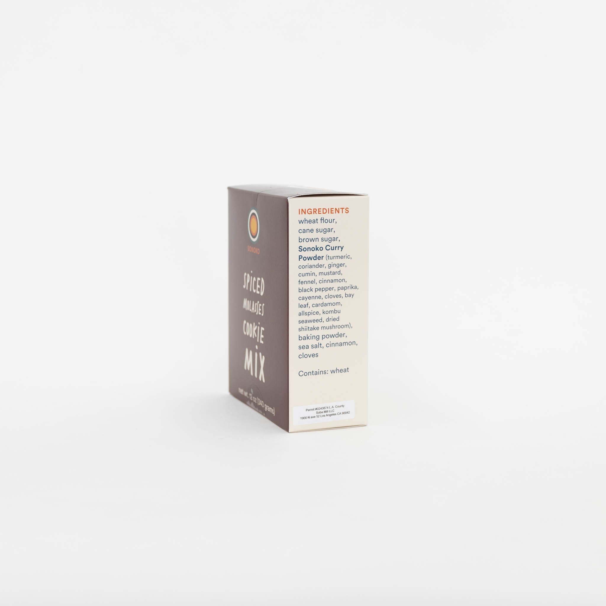Sonoko Spiced Ginger Molasses Cookie Mix | Tortoise General Store